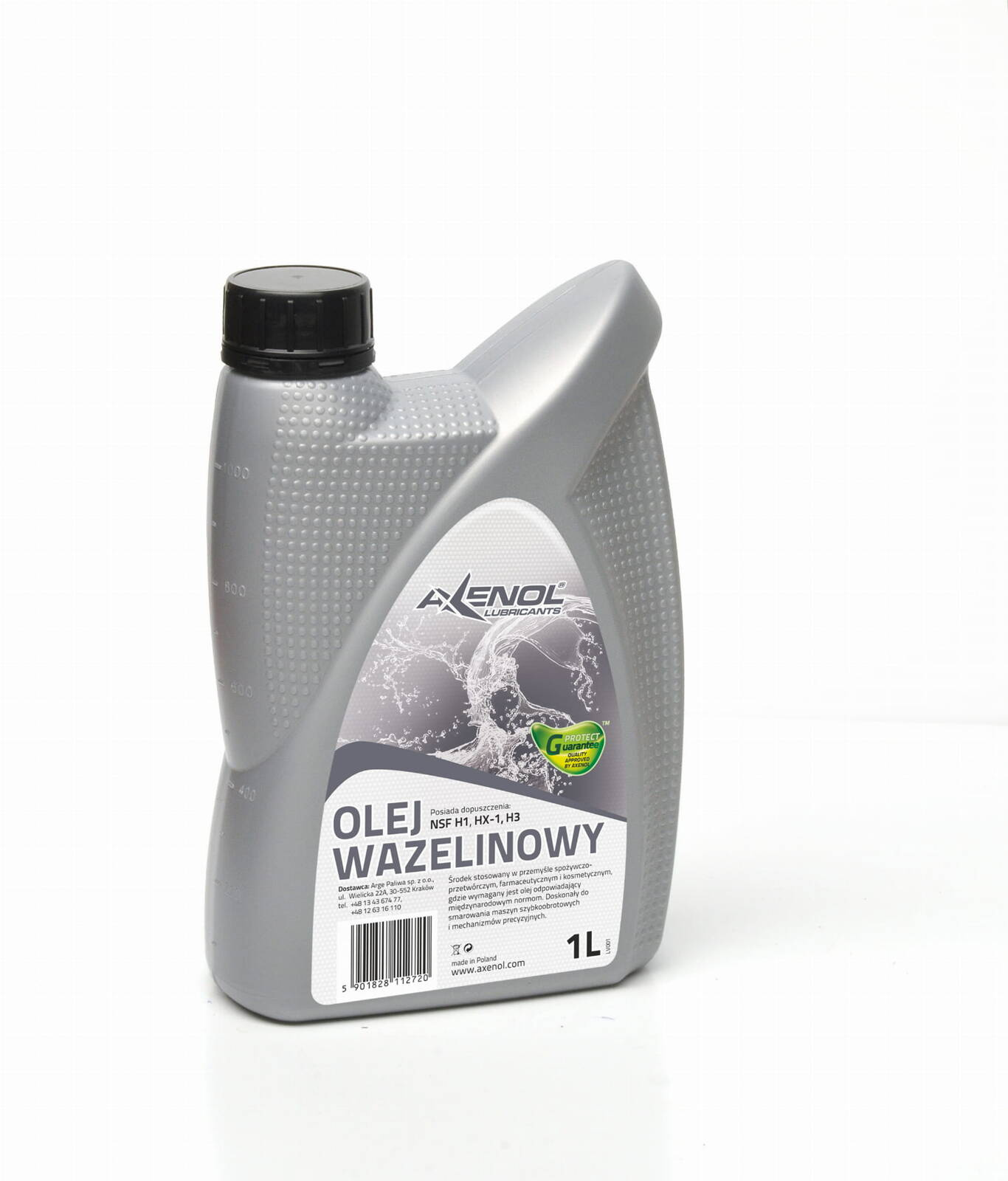 AXENOL OLEJ WAZELINOWY (PARAFINOWY) 1L. | OLEJE